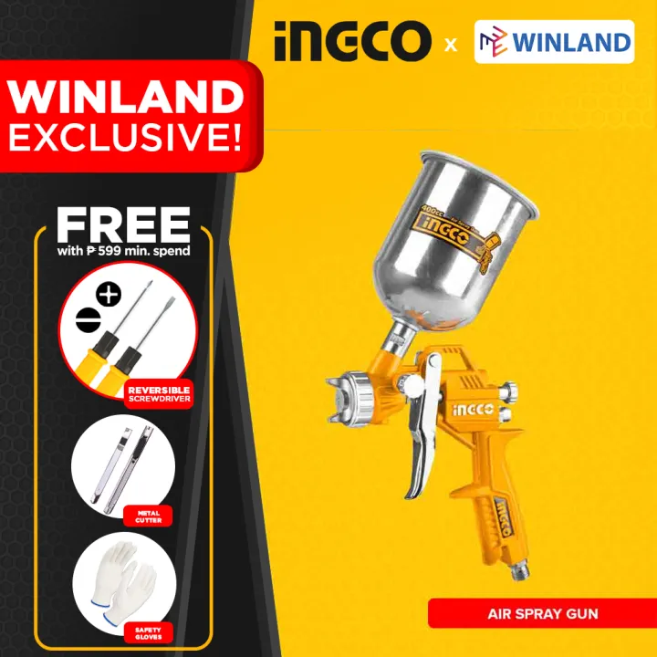 INGCO by Winland Gravity type Air Spray Gun 400cc ASG4041 | Lazada PH