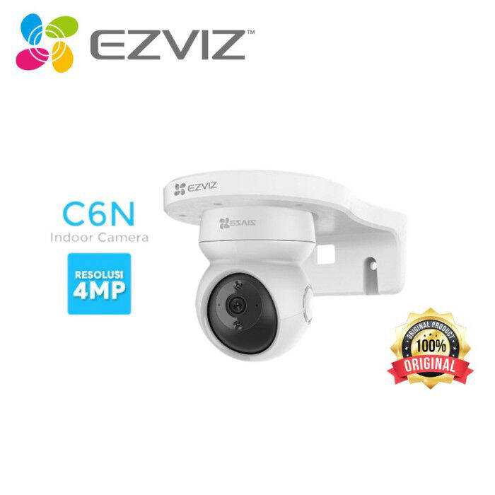 CCTV EZVIZ C6N 4MP Bundle Wall Mount - Smart Wifi & port RJ45 Pan ...