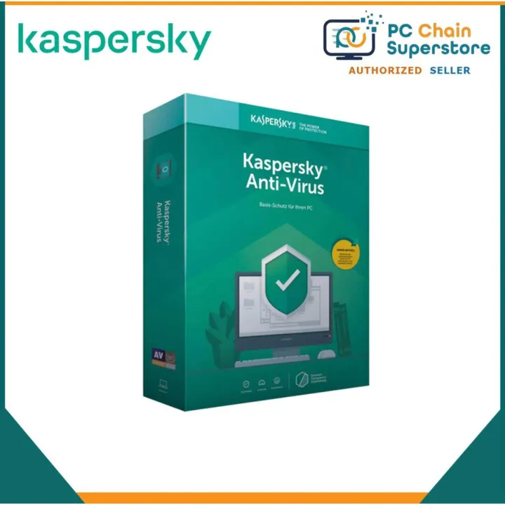 ho- Kaspersky Antivirus 2021 edition 1 device 2 years license (Original ...
