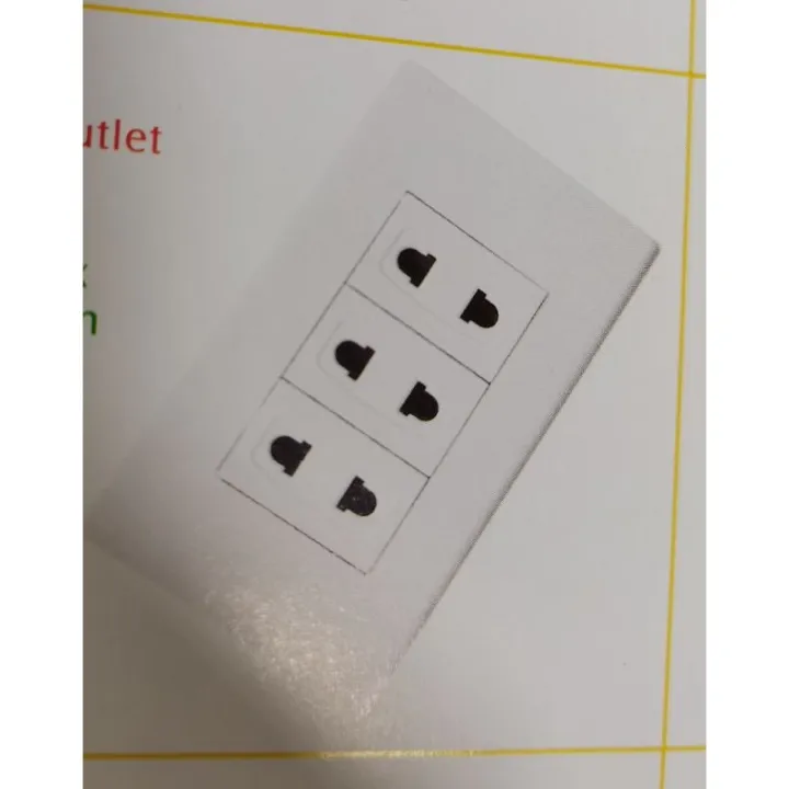 Eoppo EO215 3 Gang Outlet / Head Wall Socket | Lazada PH