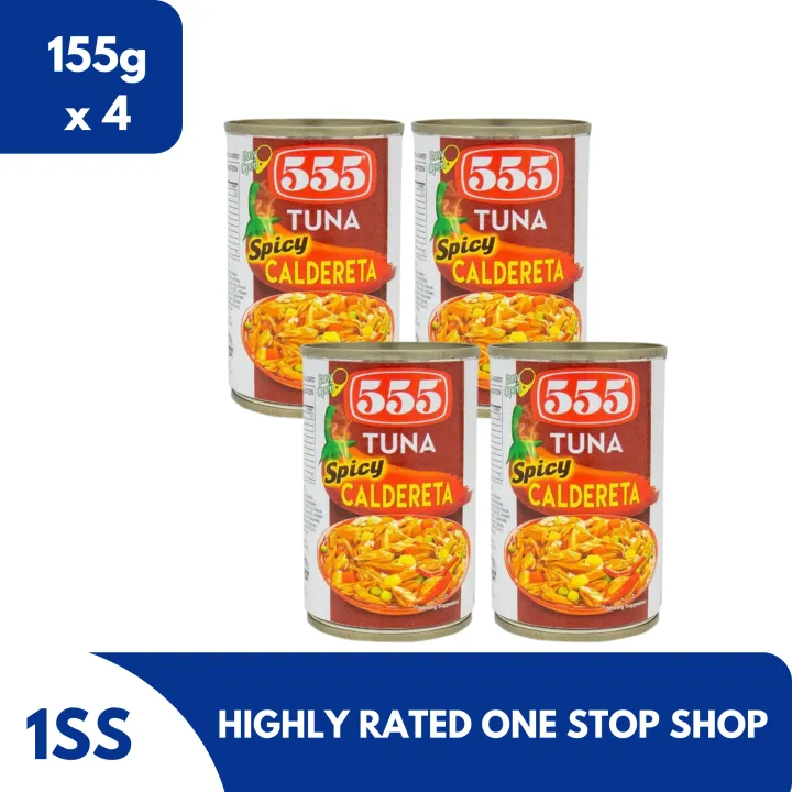 555 Spicy Tuna Caldereta, 155g set of 4 | Lazada PH