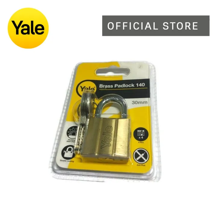 YALE BRASS PADLOCK 30MM V140.30 durable | Lazada PH