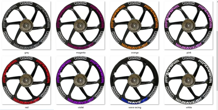 MAGS STICKER FOR HONDA WAVE | Lazada PH