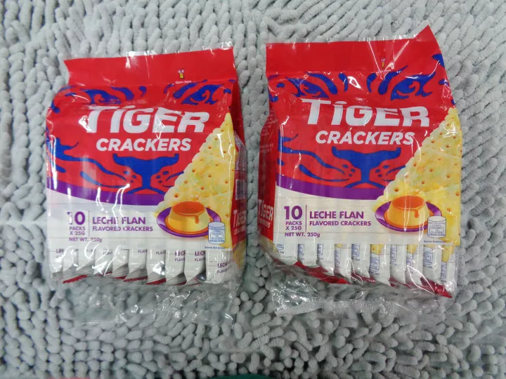 Crimson Tiger Crackers Leche Flan Crackers 250g 2's 549068 | Lazada PH