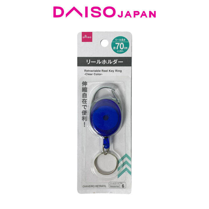 Daiso Retractable Reel Key Ring | Lazada PH