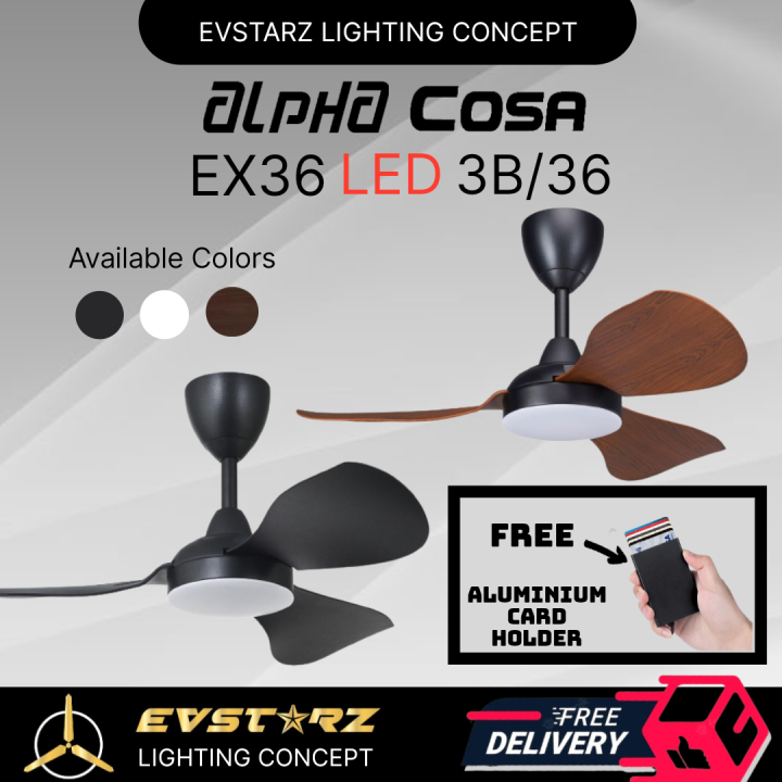 ALPHA COSA EX36 LED 3B 36 inches DC Ceiling Remote Fan | Lazada