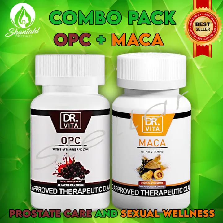 COMBO PACK OF Dr. Vita OPC For prostate and Dr. Vita Maca , Urinal ...
