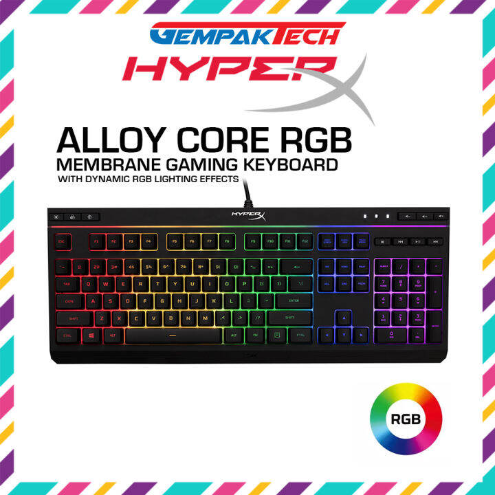 Hyperx Alloy Core Rgb Gaming Keyboard Hx Kb5me2 Us Lazada