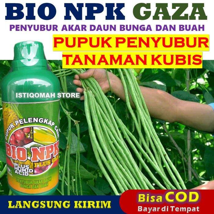 Pupuk Penyubur Akar Daun Bunga dan Buah Tanaman Kacang Panjang BIO NPK ...