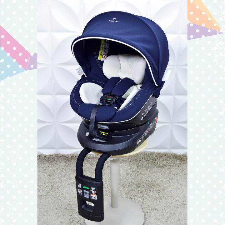 คาร์ซีทมือสอง AILEBEBE Kurutto 4i Premium สีกรมท่า (ปี2018) | Lazada.co.th