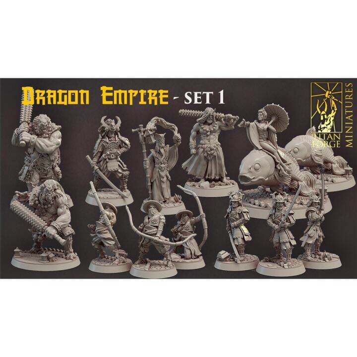 hottestbublg Titan Forge Dragon Empire 1 DND Tabletop Miniatures ...