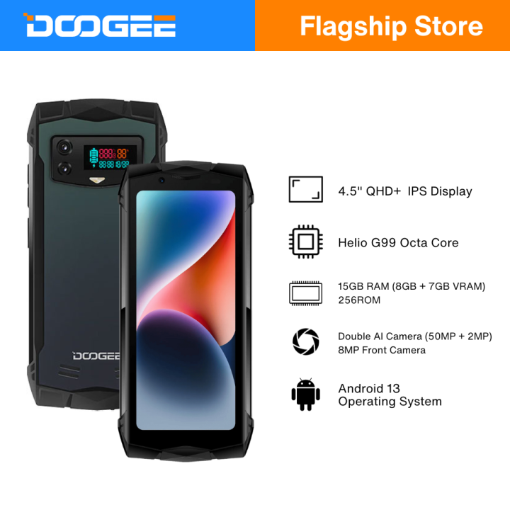 DOOGEE Smini Rugged Smartphone | 8+256GB | IP68 Waterproof | Helio G99 ...