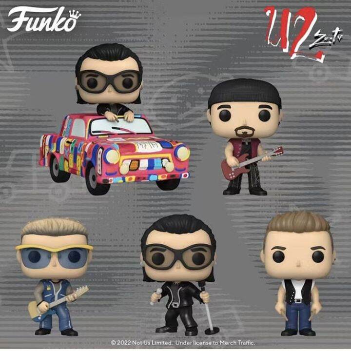 Genuine FUNKO U2 band Australian purchasing lead singer Bono guitarist ...