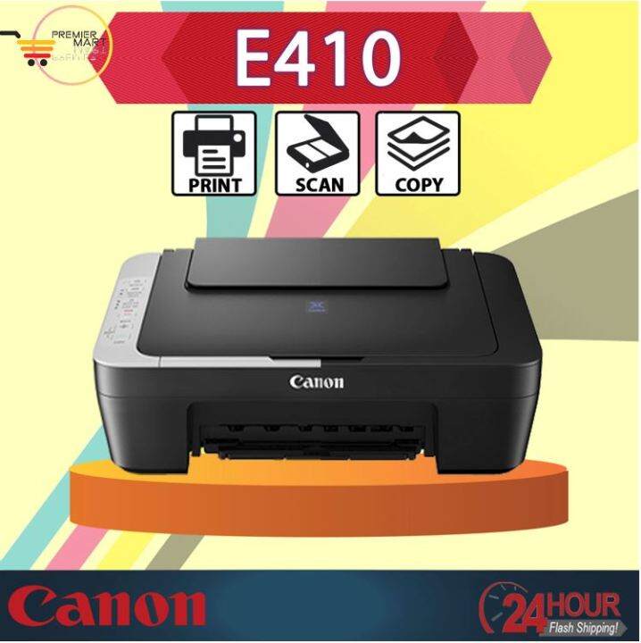 Canon Pixma E410 3in1 Inkjet Printer | Lazada