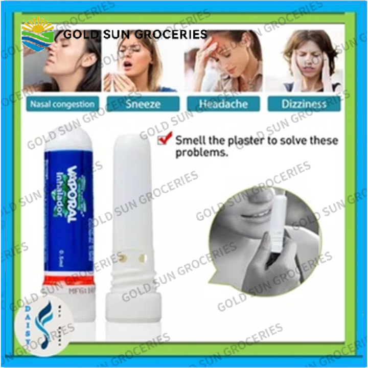 COD 1pcs original Vaporal Inhaler Nose Cold Cool Herbal Ointment Nasal ...