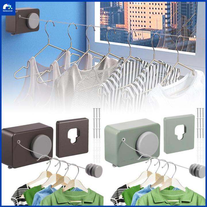 Retractable Clothesline 4.2M Long Non Sagging Outdoor Clothes Line ...