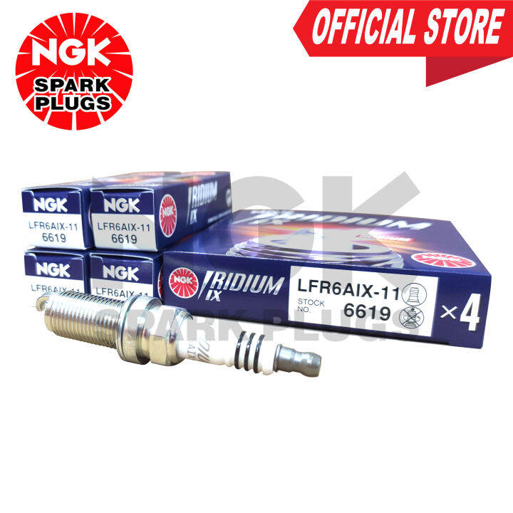 NGK LFR6AIX-11 Iridium IX Spark Plugs for Toyota Camry, FJ Cruiser, Fortuner, Hilux, Innova ...