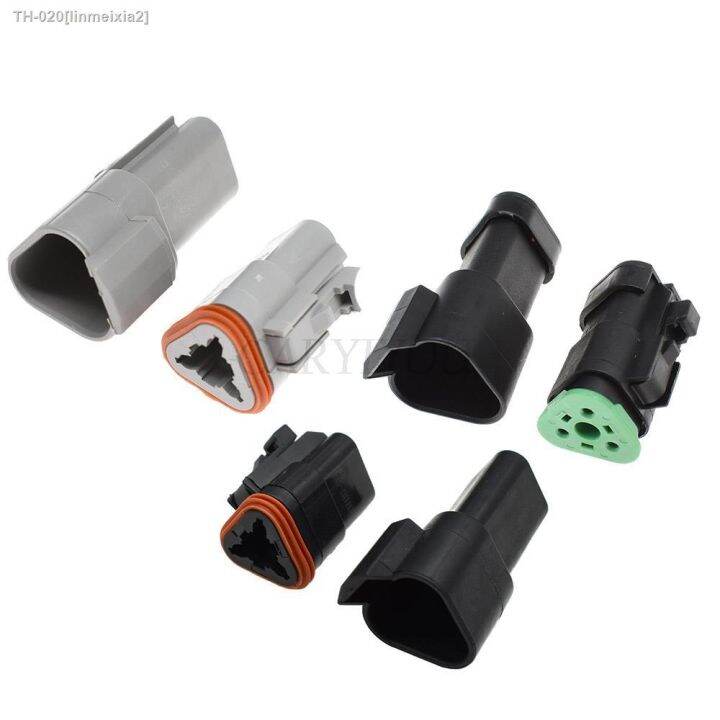 1 Set Deutsch DT 3 Pin connector DT06-3S DT04-3P Male Female Auto ...