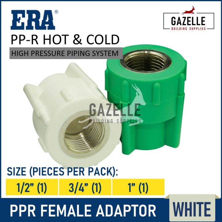 ERA PPR Fitting Female Adaptor - 1/2" / 3/4" / 1" | Lazada PH