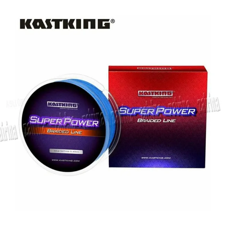 Benang Senar Pancing PE 4 Braided KASTKING 300 Meter SUPERPOWER SUPER ...