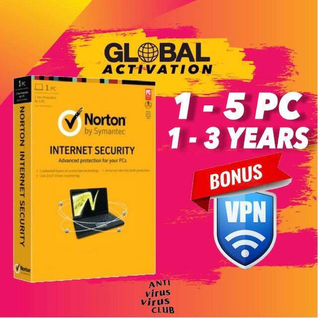 ORIGINAL NORTON INTERNET SECURITY LATEST VERSION ANTIVIRUS SOFTWARE ...