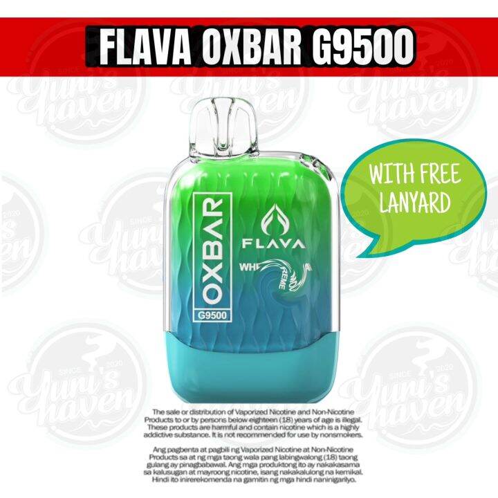 Flava Oxbar 9500 (WHITE B3AN - WHITE M0CHACR3M3) | Lazada PH