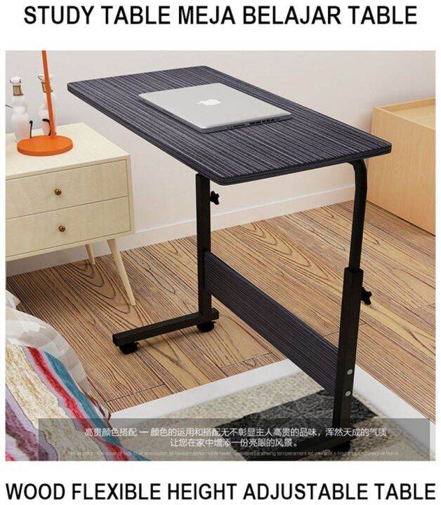 Flexible Height Adjustable Table Notebook Laptop Computer Beside Table ...