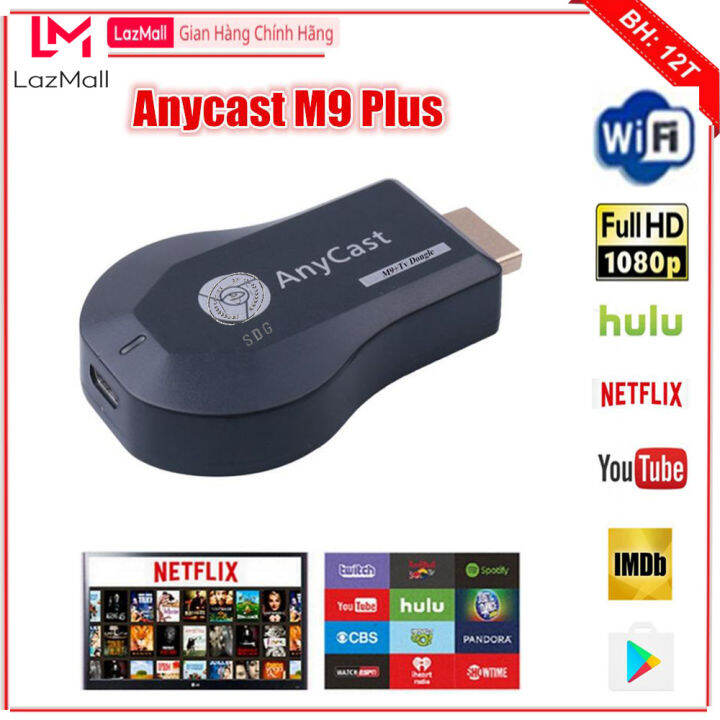 Anycast M9 Plus Chính Hãng, HDMI Không Dây Anycast M9 PLUS Full HD ...