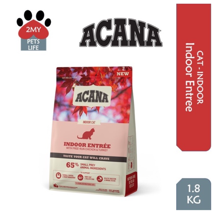 ACANA Indoor Entree Cat Dry Food 1.8KG for Indoor Cat | Lazada