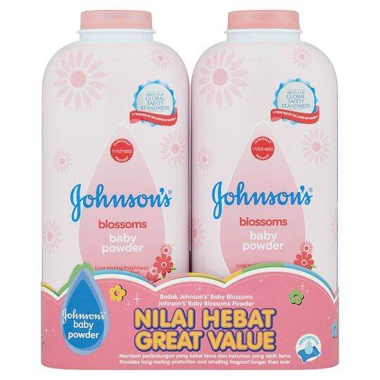 JOHNSONS BABY POWDER BLOSSOMS 500G x 2 | Lazada