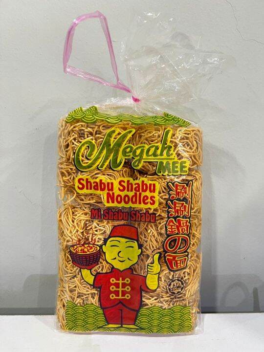 Megah Mee Shabu Shabu Noodles 400g / 涮涮鍋の面 400g | Lazada