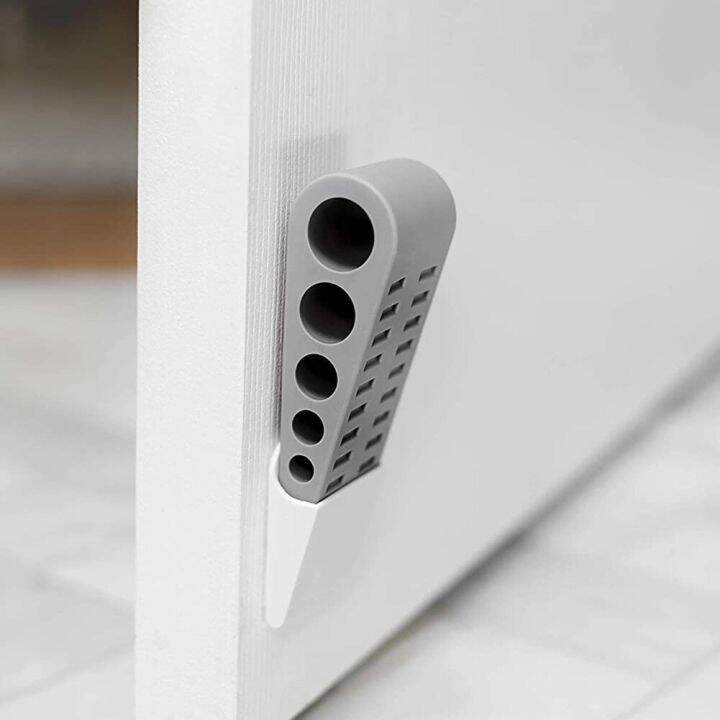 Safe Stopper Environmental Rubber Door Stop Wedge Jammer Stopper Home ...