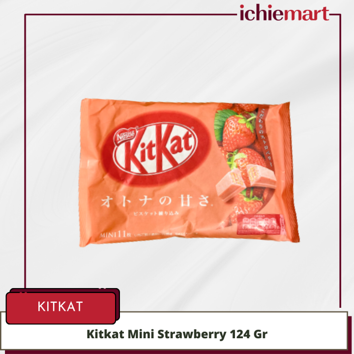 Kitkat Mini Strawberry 124 Gr | Lazada Indonesia