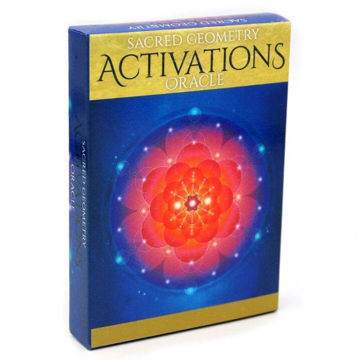 2020 44 Cards Tarot Sacred Geometry Activation Oracle Deck Family Party ...