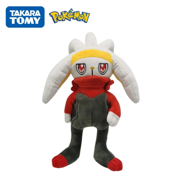 28Cm Pokemon Raboot Plush Toy Figure Cartoon Anime Doll Cute Plush Toys ...