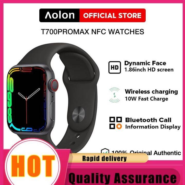 Aolon T700 PRO MAX Smart Watch Dynamic Wallpaper Bluetooth Call Sports ...