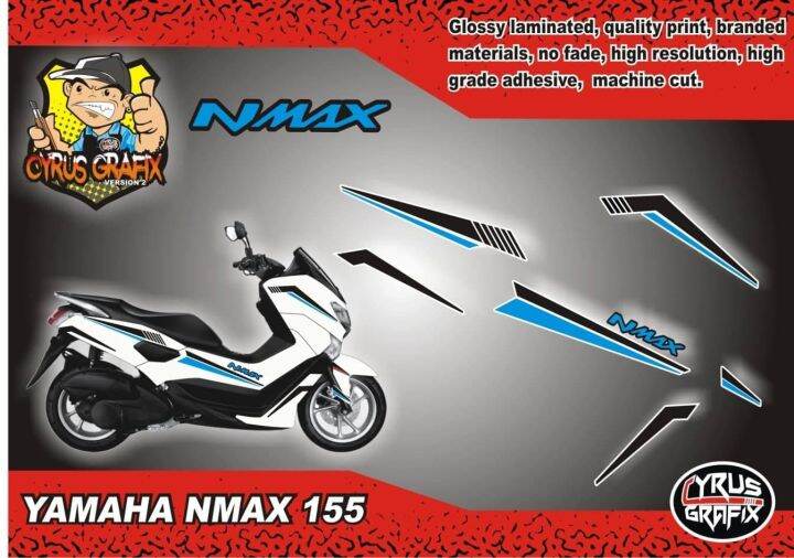 NMAX STOCK DECALS | Lazada PH