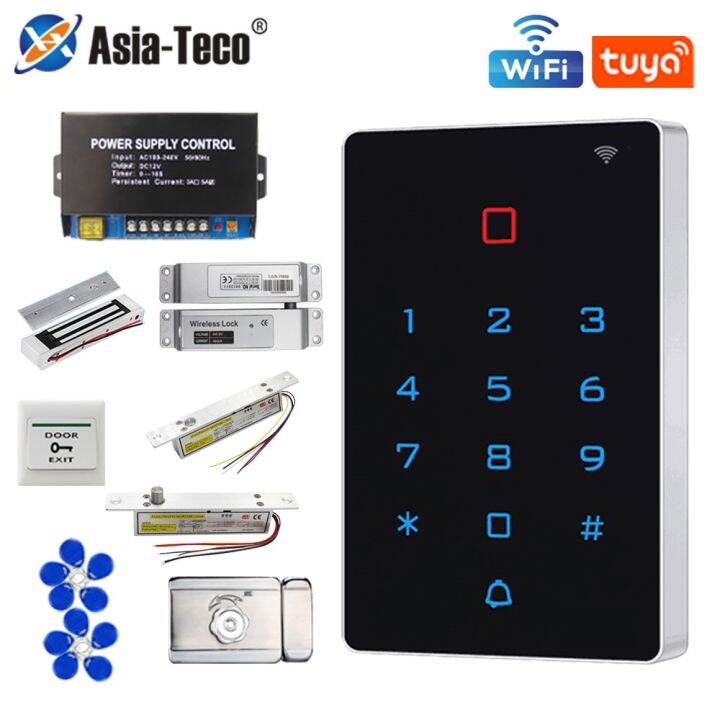 Waterproof WiFi Tuya App Backlight Touch 125khz RFID Card Access ...