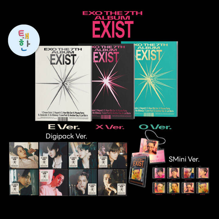 พร้อมส่ง [EXO] อัลบั้ม The 7th Album ‘EXIST’ (PHOTOBOOK / SMini / DIGIPACK VER.) | Lazada.co.th