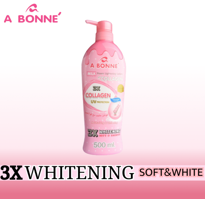 BEST SELLER A Bonne Milk Lightening Lotion with Collagen Pump 500m ...