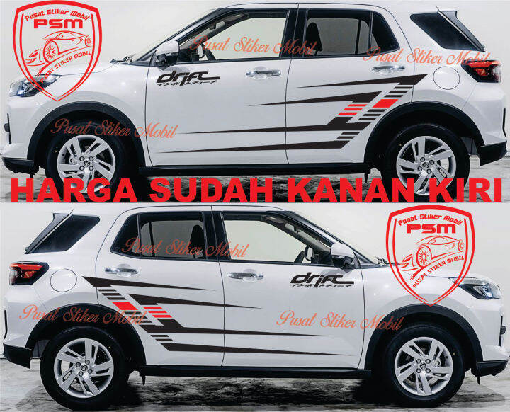 NEW STICKER TOYOTA RAIZE STICKER STIKER MOBIL TOYOTA RAIZE MINIMALIST ...