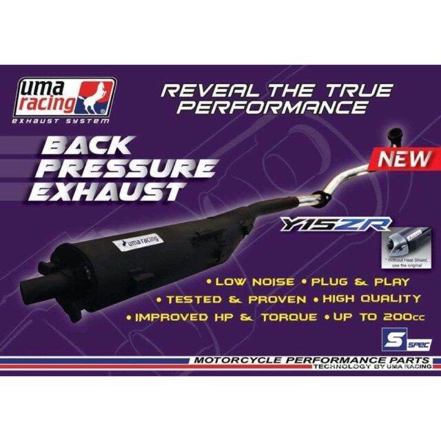 Pô UMA bô tăng Racing TRU EXHAUST SYSTEM XE Ex150 cc winner ex135 CHÍNH ...