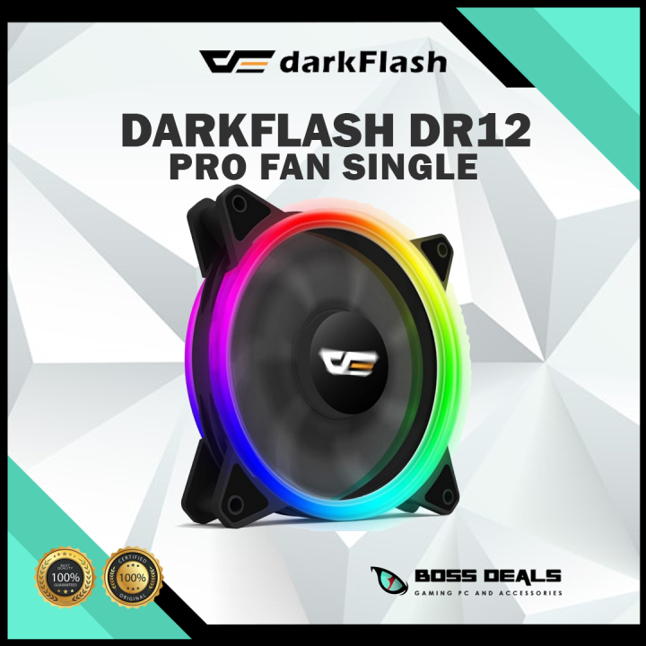 DARKFLASH DR12 PRO SINGLE RGB FAN | Lazada PH