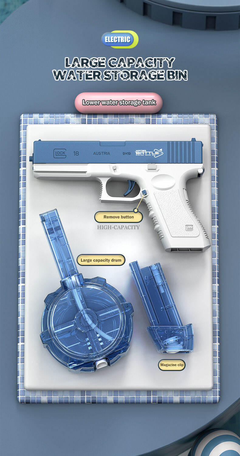 เครื่องผลิตน้ำไฟฟ้าอัตโนมัติเต็มรูปแบบ Kmoist ชาร์จไฟได้อย่างต่อเนื่องของเล่นฉีดน้ำของเล่นฤดู ...