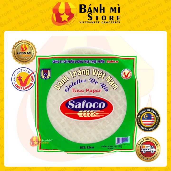 SAFOCO BANH TRANG 🇻🇳 | VIETNAM RICE PAPER SAFOCO 22CM 300g | Lazada