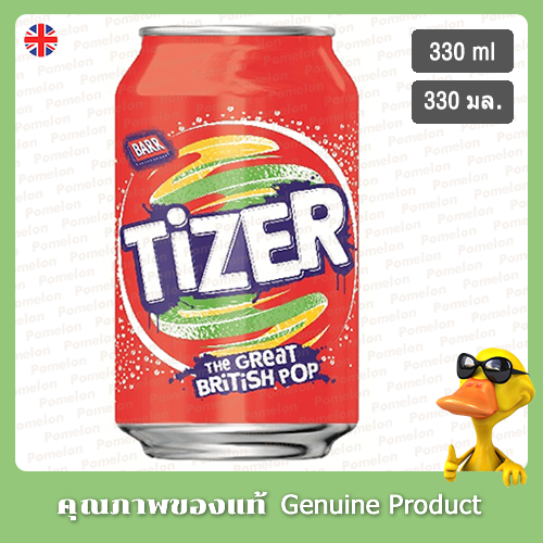 บาร์ไทเซอร์น้ำอัดลมป๊อปอังกฤษ 330มล. - Barr Tizer The Great British Pop Soft Drink Soda 330ml ...