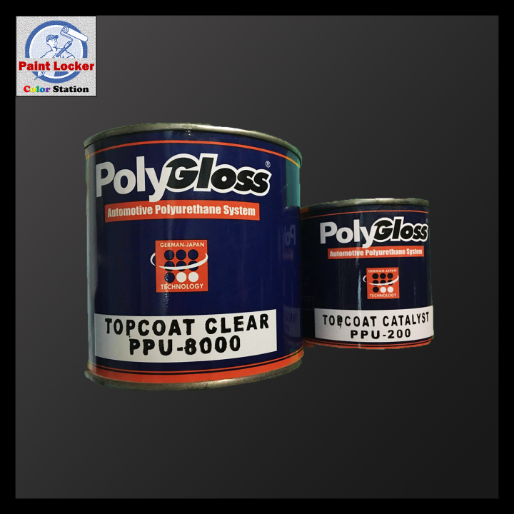 PolyGloss Topcoat Clear with Catalyst (PPU-8000) - 1 Liter | Lazada PH