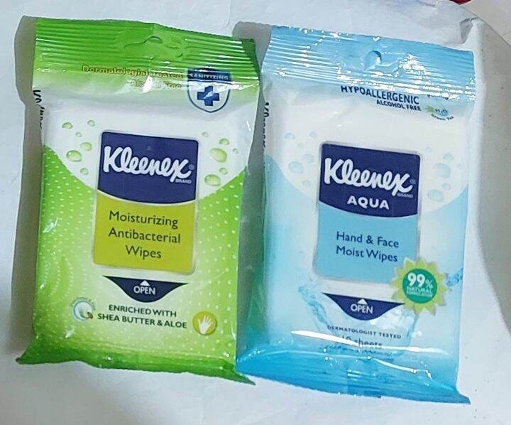 Kleenex Hand & Face Moist Wipes (5+1 FREE) 60 SHEETS FOR ONLY 100.00 ...
