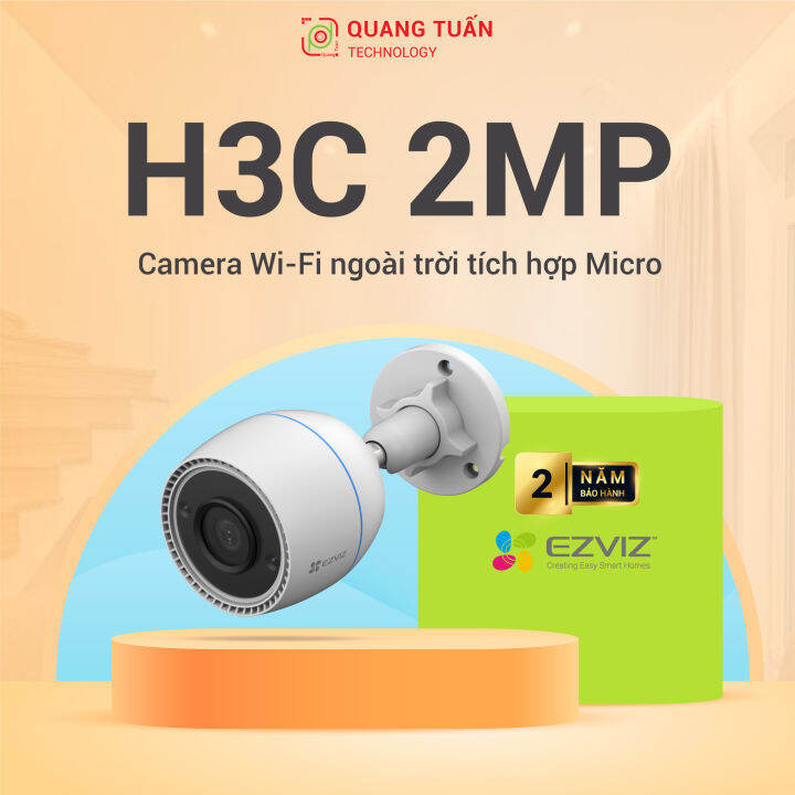 [EZVIZ] Camera H3c 2MP & 3MP & 4MP Wi-Fi Thân Ngoài Trời Hồng Ngoại ...