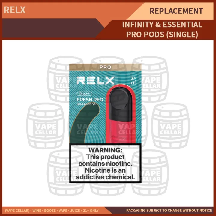 WOO- Relx Infinity & Essential Pro Pod Prefilled (3%, 5%) | Vape ...